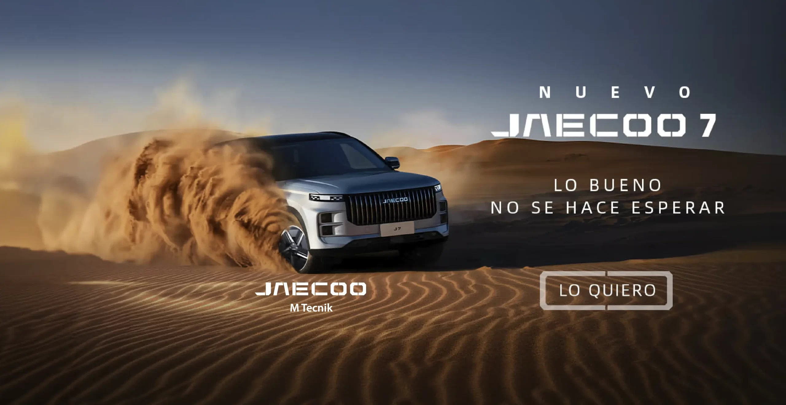 Prebooking del Jaecoo 7 ya disponible - Jaecoo Mtecnik