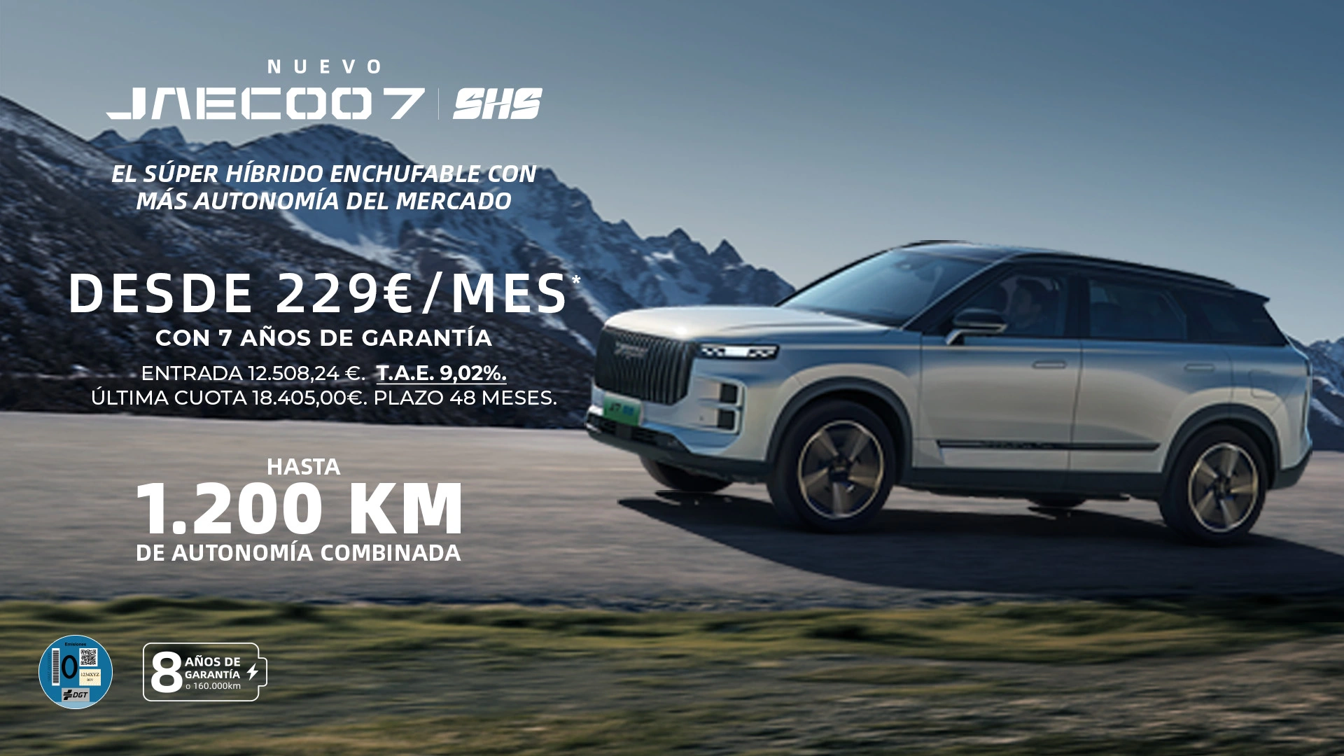 JAECOO 7 SHS Súper Híbrido Enchufable: Llega el SUV con mayor autonomía del mercado - Jaecoo Mtecnik